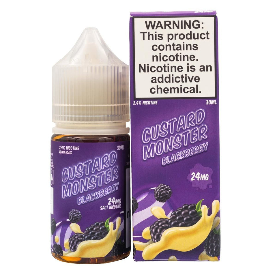 CUSTARD MONSTER SALTS - BLACKBERRY CUSTARD - 30ML | ONLY $9.99 ...