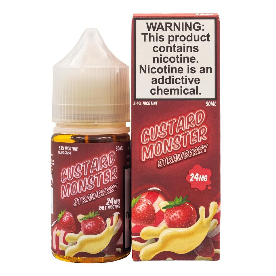 Custard Monster Salts Strawberry Custard 30ml Only 999
