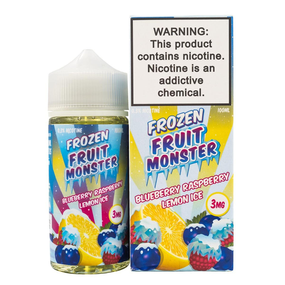 FROZEN FRUIT MONSTER - BLUEBERRY RASPBERRY LEMON ICE - 100ML | ONLY $9. ...